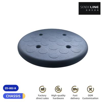 Cina Rotondità Diametro 335 mm, spessore 30 mm Disegno Nero Polvere di plastica cuscino di sedile Bar sostituzione della superficie dello sgabello in vendita