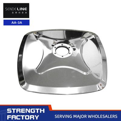 China Cold Plate Stamping Barber Chair Base In Plating Color / Matte Black for sale