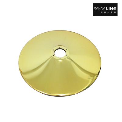Cina 520/550mm Circolo sedia da salone di bellezza con Titanio oro Barber Chair Base al Salone in vendita