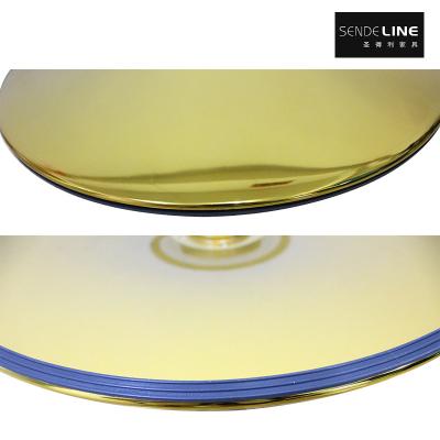 Cina 520/550mm Circolo sedia da salone di bellezza con Titanio oro Barber Chair Base al Salone in vendita