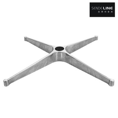 China Bürostuhl mit 4-Sterne-Basis, polierte Farbe/Chromfarbe, integrierte Druckgussformung aus Aluminiumlegierung zu verkaufen