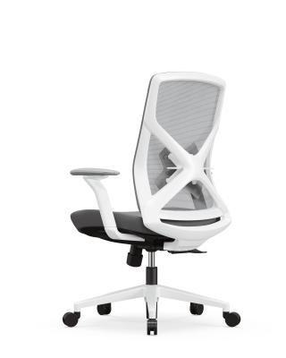 China Breathable Mesh Fabric Office Swivel Chair Featuring Adjustable Height and Enhanced Comfort for Extended Work Sessions for sale