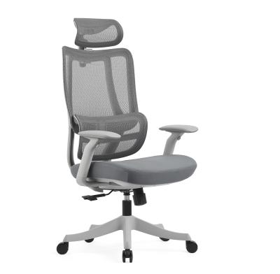 China Adjustable Height Office Swivel Chair Assembly Required Comfortable Padding Breathable Fabric Ideal for Long Hours of Work for sale