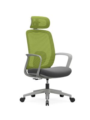 China PP Material Armrest Office Swivel Chair Featuring Integrated Back Support Fixed Armrests and Durable Wheels for Office for sale