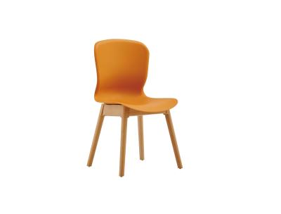 China Durable Modern Plastic Chair Offering Lightweight Stackable Design Perfect for Event Venues Training Centers and Cafeterias for sale