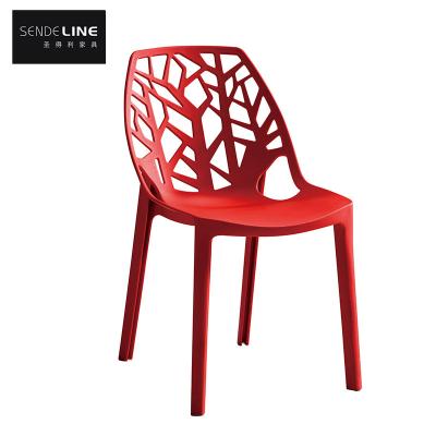 China Modern Plastic Chair Minimalist Modern Seating Solution for Apartment Bedrooms and Study Areas for sale