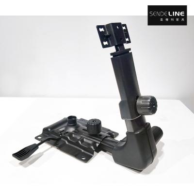 China Office chair mechanism with square base support, featuring swivel, height adjustment, and reclining functions. for sale