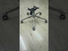 5 Star Metal Office Chair Wheel Base Aluminum Alloy Durable Height Adjustment