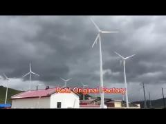 Turbina de viento horizontal de la cuchilla de la cuchilla de nylon 24V 48V 800W para apagado el sistema de rejilla