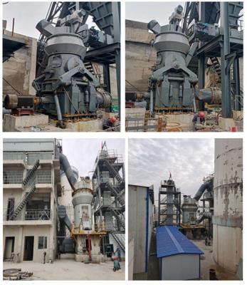 China Molino vertical de la piedra caliza de la t/h de 325 mallas 6-80, cadena de producción de pulido de la desulfurización de la central eléctrica en venta
