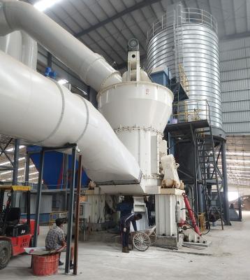 中国 ダイナミック分類機付き高度な石膏垂直ミル石膏粉末製造機 | 80-325メッシュ調整可能 販売のため