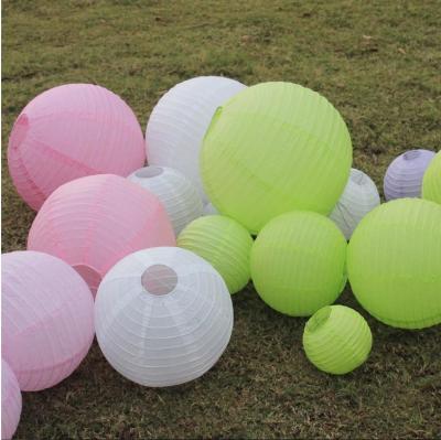 China Chinese Wholesale Round Paper Lantern Wholesale for Party Decoration Wedding decoration for sale
