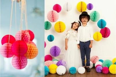 China birthday party decorations for children paper lanterns imitation of fire decorative lantern wedding paper ball for sale