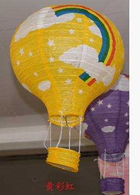 China hot air balloon paper light sky lanterns baptism decoration red lantern cell balls chinese party white party decorations for sale
