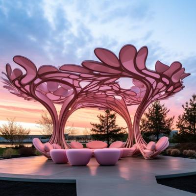 China Complete Tree-Inspired Tree  Shape SturctureShelter System - Custom Canopies, Rest Pavilions & Walkways for Premium Developments for sale