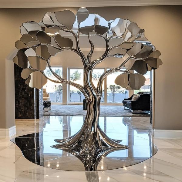 Quality Indoor Decorative Stainless Steel Sculpture, Tailored for Mall Exhibition Areas for sale