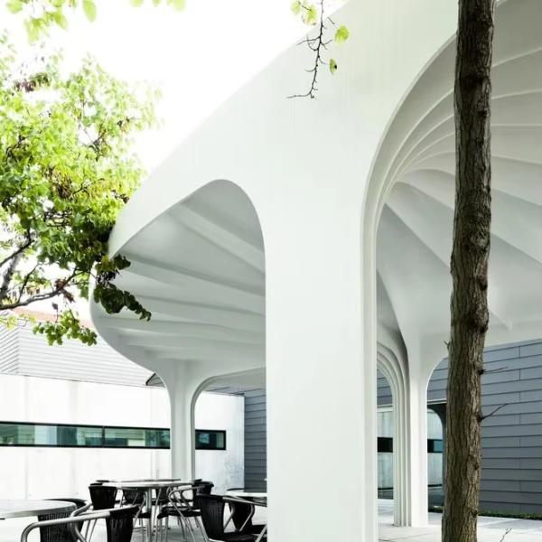 Quality Leaf Canopy Sculpture - Nature-Inspired Architectural Shade & Rain Protection for sale