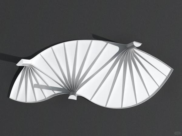 Quality Leaf Canopy Sculpture - Nature-Inspired Architectural Shade & Rain Protection for sale