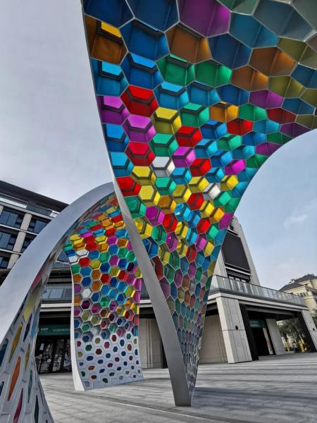 Quality Professional Custom Spiral Acrylic Stainless Steel Sculpture Manufacturing for Commercial Spaces for sale