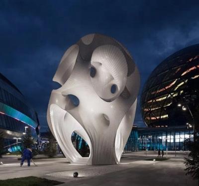 China White Stainless Composite Construction with Hollow Cut-Out Patterns for sale