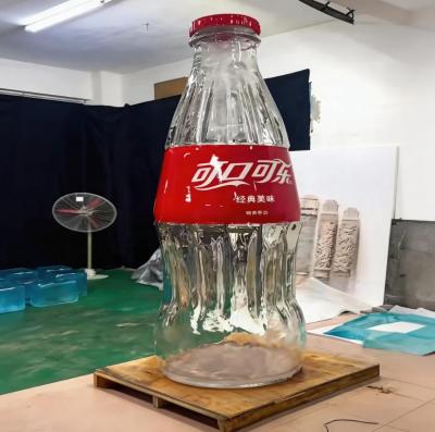 China Iceberg-inspired Monumental Art -transparent  Cola Bottle Large-scale Acrylic Installation for Property Developments for sale