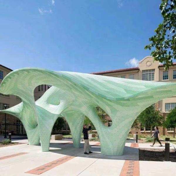 Quality Sculptural Stainless Steel Canopy for Urban Landscaping Garden & Commercial Projects for sale