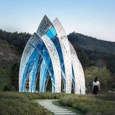 China Customized Outdoor Metal Shading Canopy for Real Estate, Architecture & Public Decoration for sale