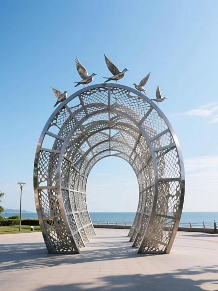 Quality Metallic Stainless Steel Turnkey Architect Sculpture For Architects Developers for sale