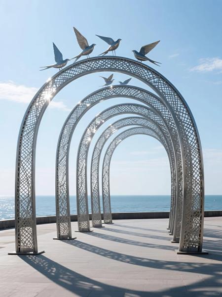 Quality Metallic Stainless Steel Turnkey Architect Sculpture For Architects Developers for sale