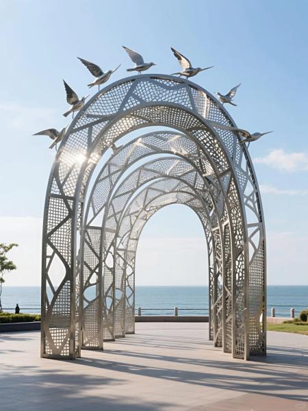 Quality Metallic Stainless Steel Turnkey Architect Sculpture For Architects Developers for sale
