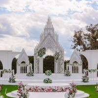 Quality Eternal Vows Ceremony Architect Sculpture Custom Permanent Wedding Altar for sale
