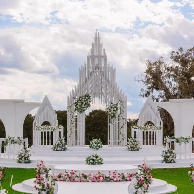China Eternal Vows Ceremony Architect Sculpture Custom Permanent Wedding Altar for sale