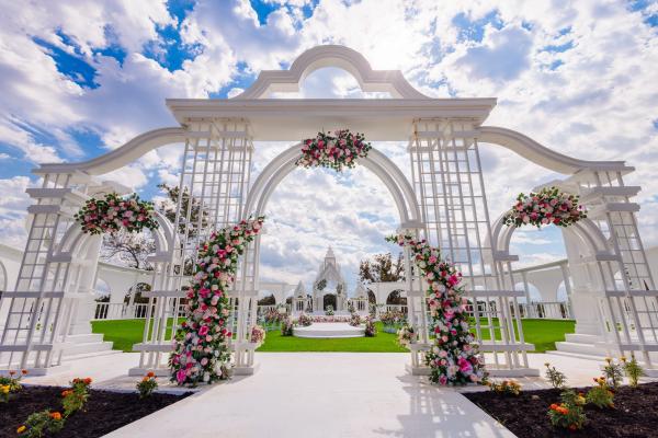 Quality Eternal Vows Ceremony Architect Sculpture Custom Permanent Wedding Altar for sale