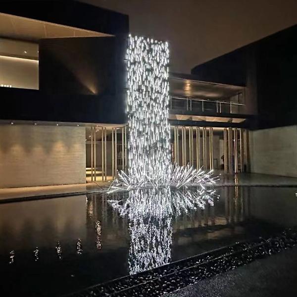 Quality Superior Quality IP65 Waterproof Steel Acrylic LED Decorative Landscape Sculpture for Outdoor Lighting Creative Art Hotel Villa for sale