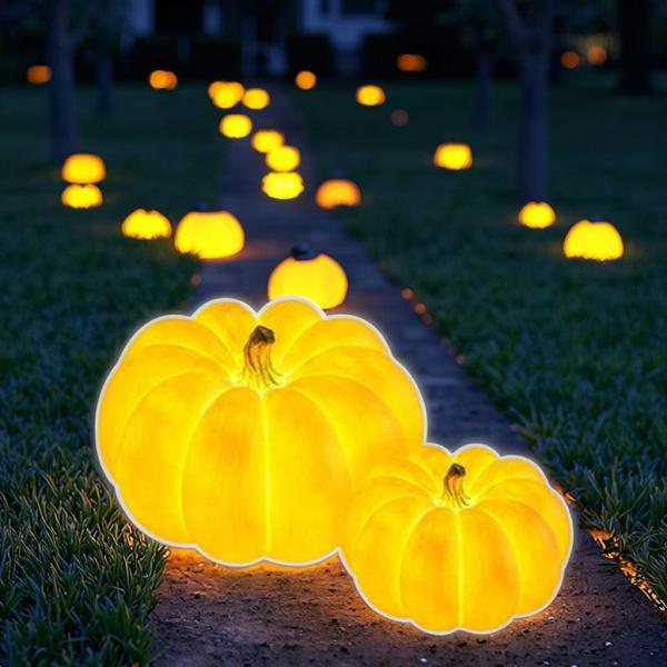 Quality Pumpkin Shape Outdoor Waterproof Halloween Lights Garden Light for Villa Terrace Handheld Lawn Decorative Atmosphere Lighting for sale