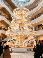 China Interactive 15M High Christmas Carousel Holiday Installation with Precision Compression Molding for sale