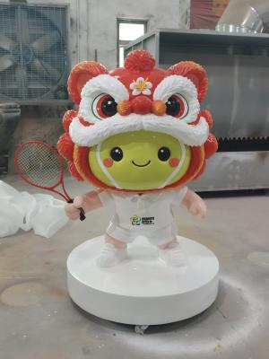 China Customized UV Resistant Fiberglass Sculpture with Automotive Grade Paint for Mascot Statue for sale