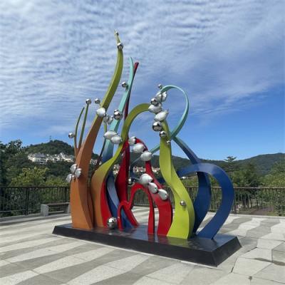 Cina Grande scultura animale all'aperto lucidata di acciaio inossidabile del giardino della scultura del pesce in vendita