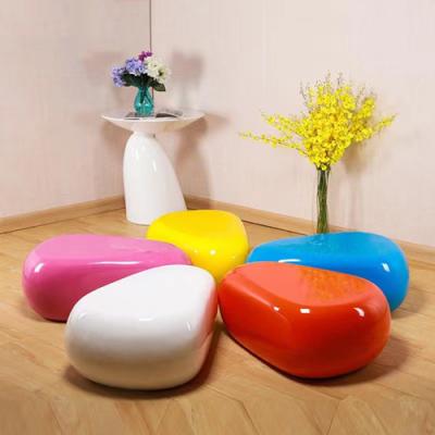 China Bloemblaadjevorm Modern Aangepast Art Stone Sculpture Fiberglass Furniture Te koop