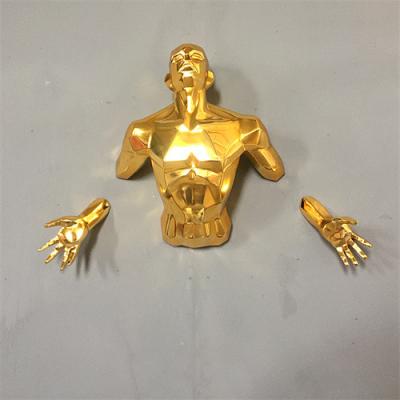 Cina La parete d'attaccatura umana Art Sculpture del metallo 3D placca su misura in vendita