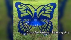 Outdoor Animal Sculptures Seating Art