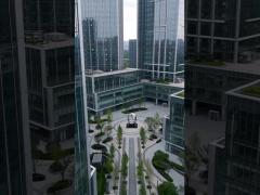 Mirror Polished 304 Stainless Steel Double Helix Public Art Sculpture