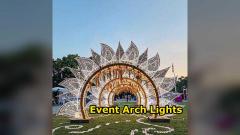 Wedding Arch Lights Tunnel Motif Sculpture