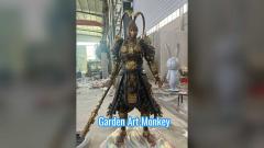 Abstract Monkey Garden Sculpture Outdoor Art