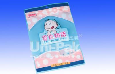 China Laminated Material Customized Environmental Friendly Colorful Printed Snack Food Packaging Bags for sale