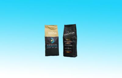 China Stand Up Zip lock packaging bags For Coffee beans , BAP free plastic bags for sale