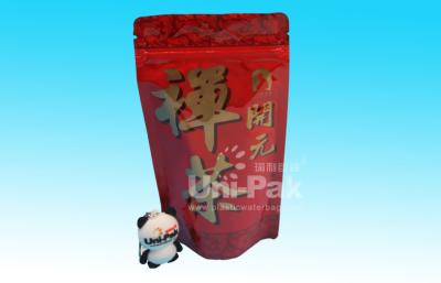 China Biodegradable Tea Packaging Bags / die cut bag BPA free with Zipper for sale