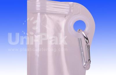 China Camping Hook Foldable Water Bag Bottom Gusset with BPA Free , Eco-friendly for sale