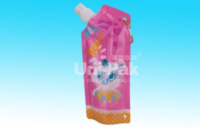 China Promotional Flexible Plastic Water Bag / spouted pouch , Kids Water Bag for sale