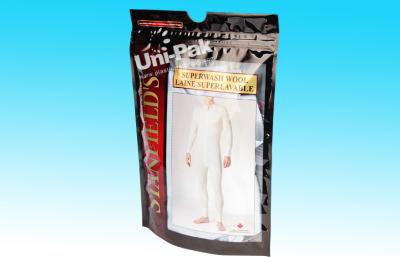 China Eco-engineered Plastic Garment Packaging Bags With Ziplock / Promotion for sale